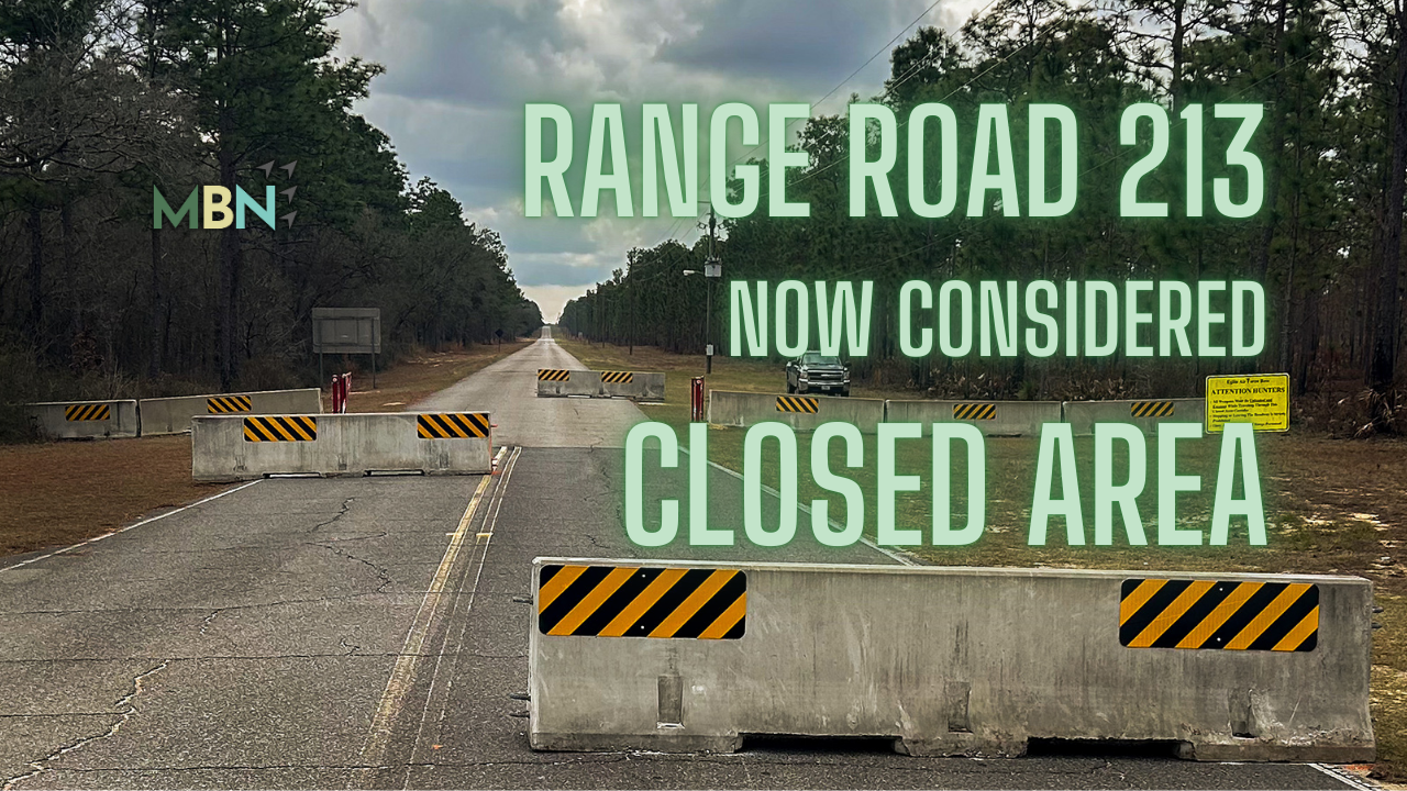 Range Road 213 now considered Closed Area - Mid Bay News