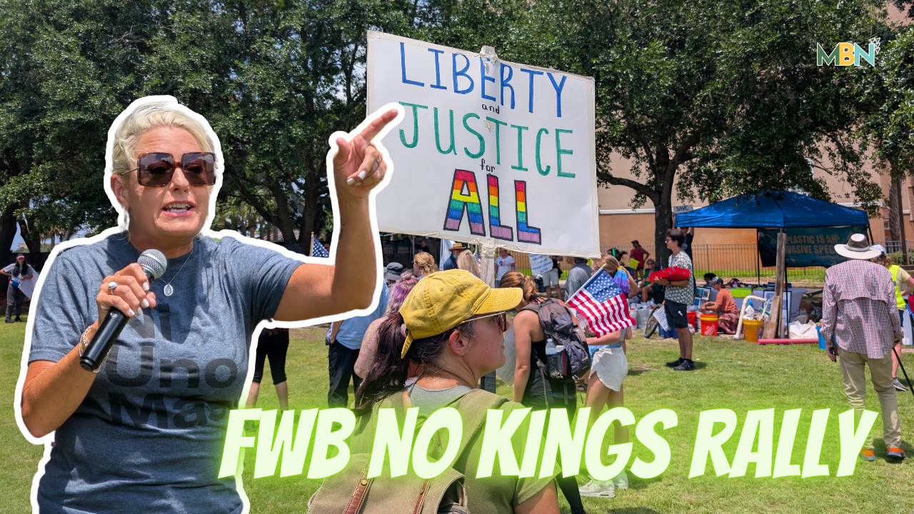 ‘No Kings’ Rally Draws Hundreds in Fort Walton Beach - Mid Bay News